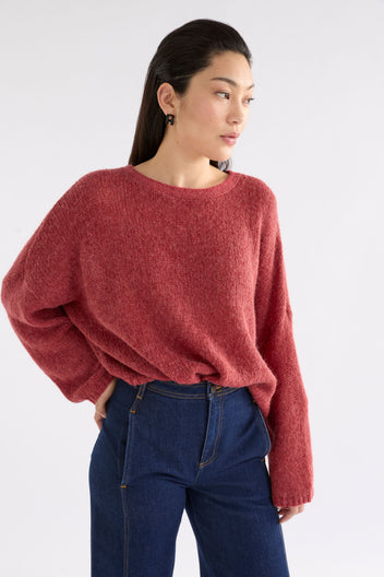 Shop The Agna Relaxed Crew Knit Wool Blend Sweater | ELK AU