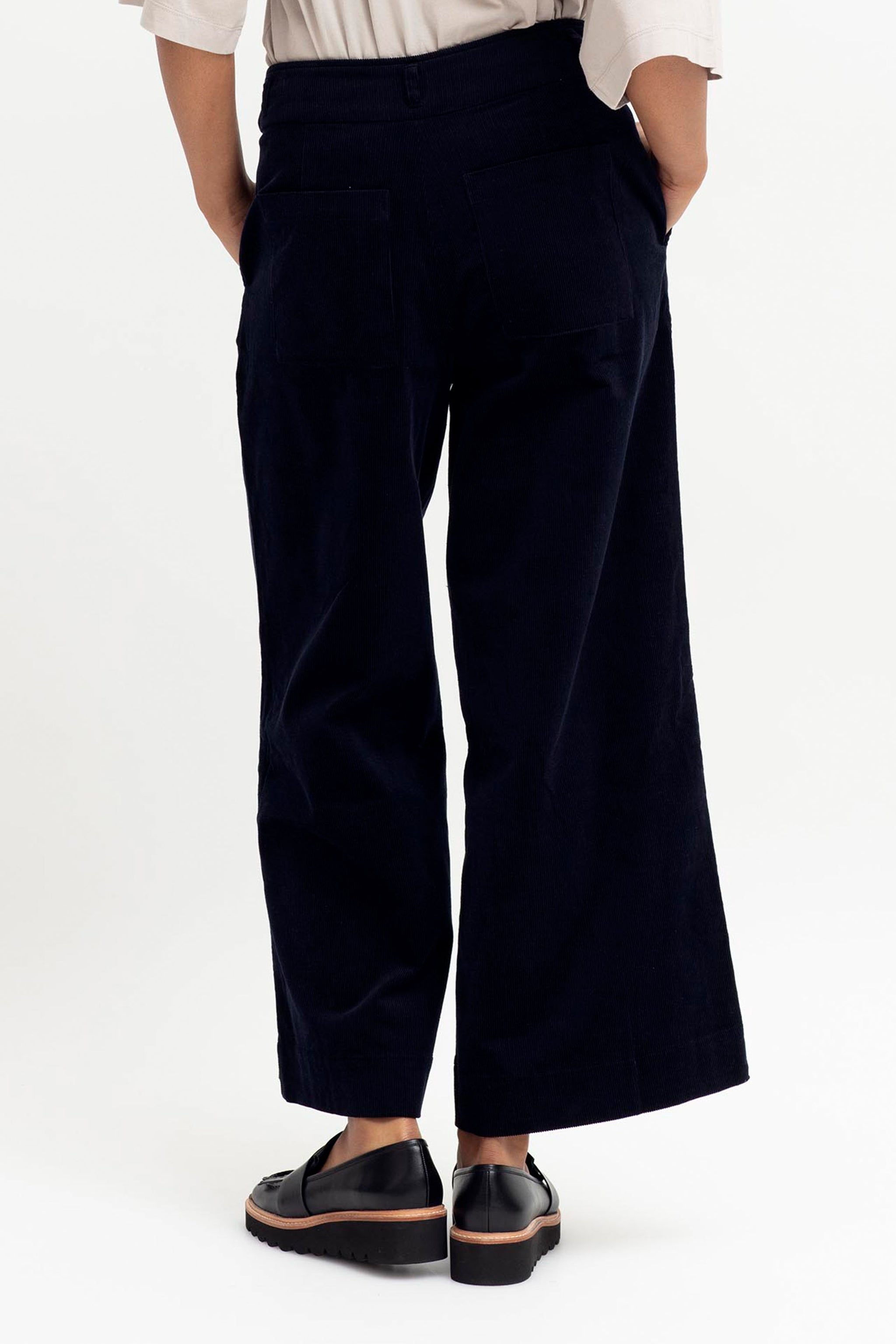 Shop The Koord Organic Cotton Wide Leg Corduroy Pant | ELK AU